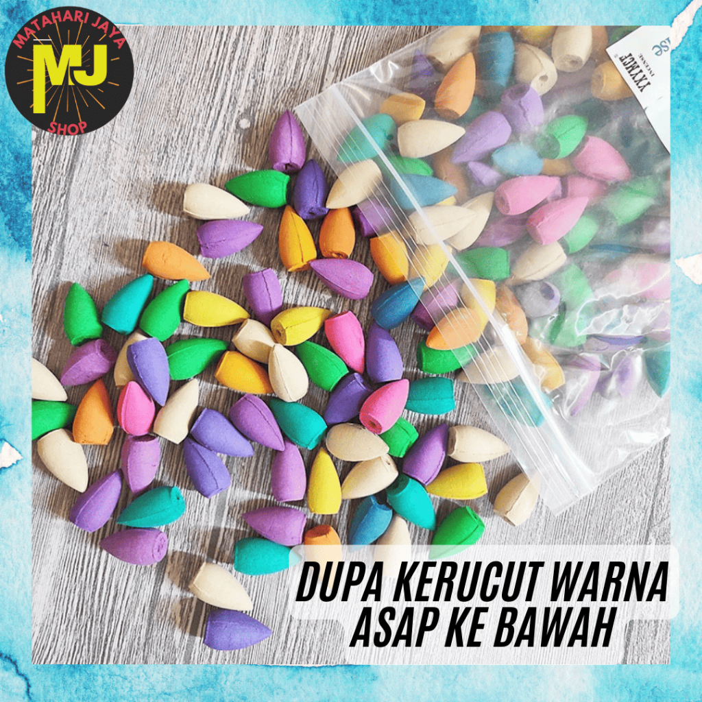 Jual MJ Hio Dupa Kerucut Putih Asap Ke Bawah / Bukhur Pelor Warna ...