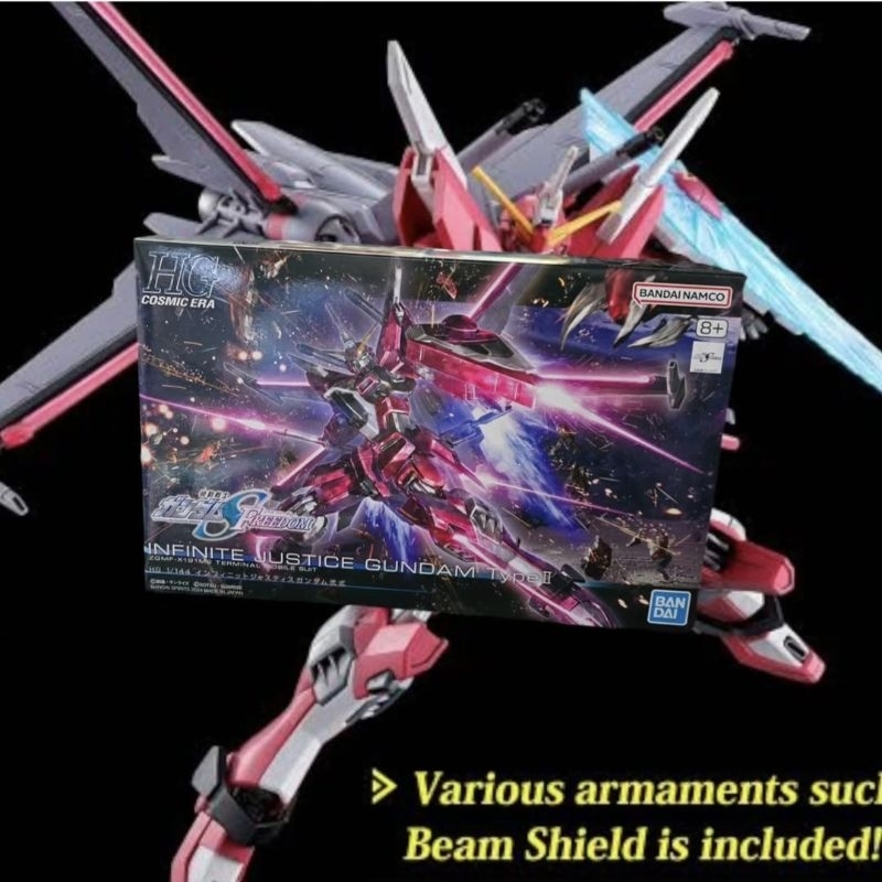 Jual HG 1/144 Infinite justice Gundam Type 2 | Shopee Indonesia