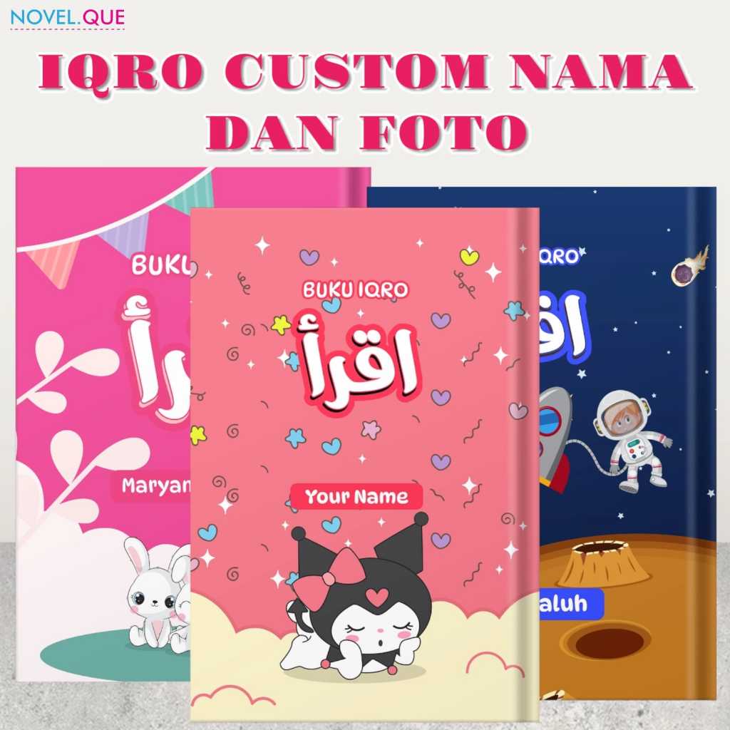 Jual Buku Iqro Custom Eksklusif Tulis Nama Hadiah & Kado Anak Hard ...