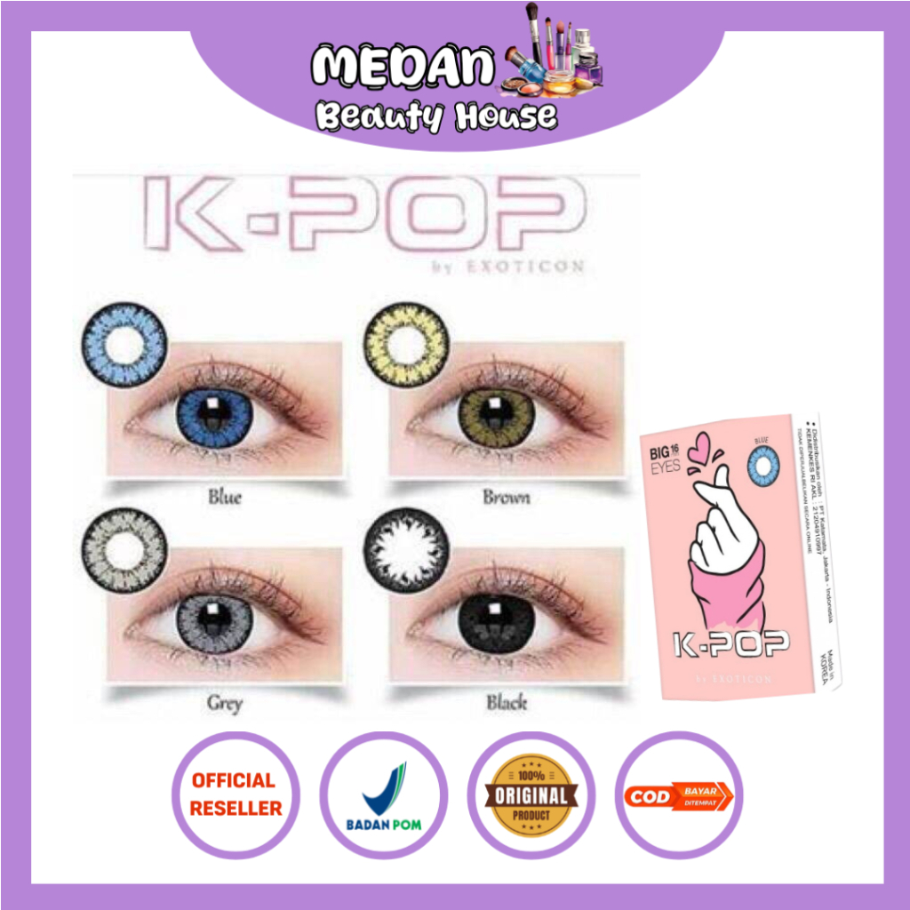 Jual Softlens Kpop Big Eyes 16mm | Shopee Indonesia