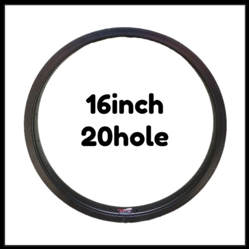 Jual velg sepeda 16 rims 20 hole alloy satuan 16" | Shopee Indonesia