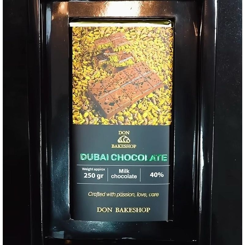 Jual READY STOK Don Bakeshop / Dubai Coklat / Dubai Chocolate / Coklat ...