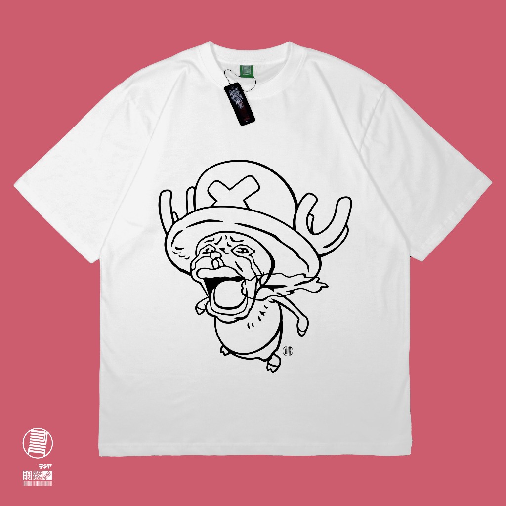Jual T-Shirt Tony Chopper Crying One Piece is Real Meme Anime Manga ...