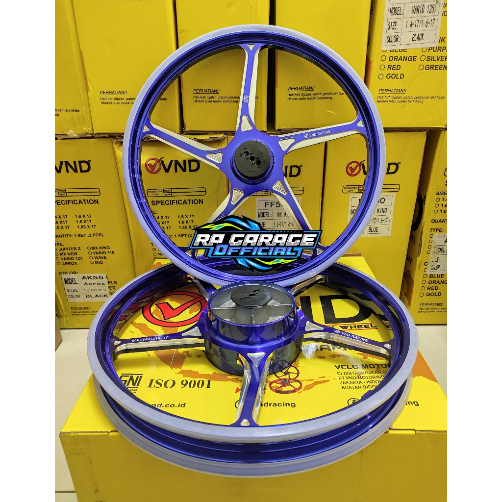Jual (Free Piringan!!) Velg VND RACING AK55 PNP RX KING VIXION OLD MEGA ...