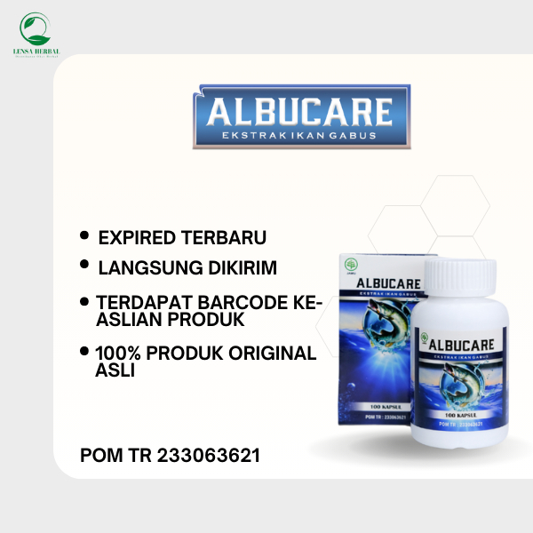 Jual Albucare Kapsul Ikan Gabus - Suplemen untuk Mengatasi Bengkak dan ...
