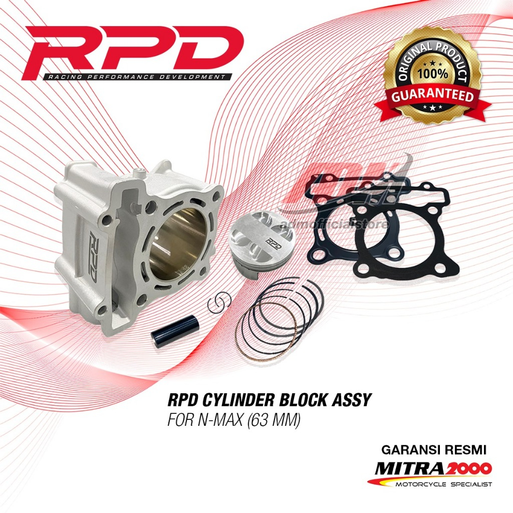 Jual RPD Cylinder Block Assy N-MAX 63MM | Shopee Indonesia