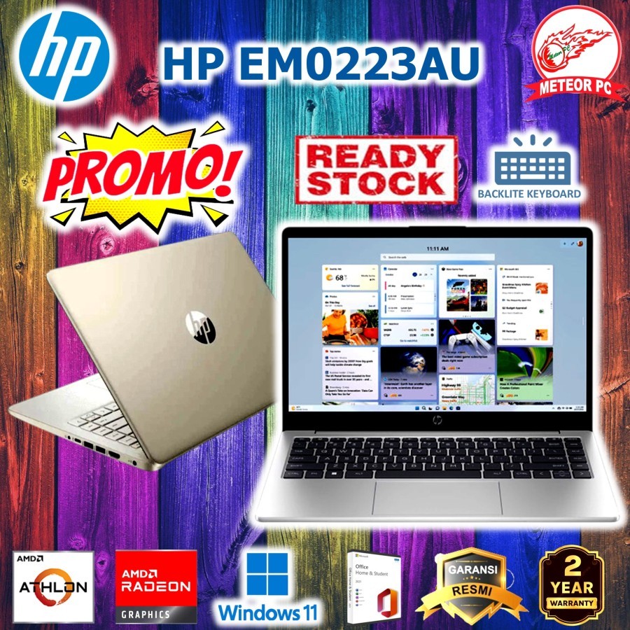 Jual LAPTOP HP 14 EM0223AU AMD ATHLON 7120U 8GB 512GB 14.0 FHD WIN 11 ...