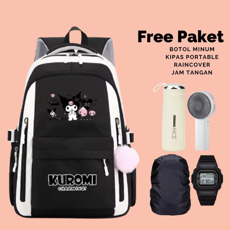 Jual Tas ransel anak sekolah terbaru Backpack anak perempuan ransel sekolah sd,smp,sma paket ...