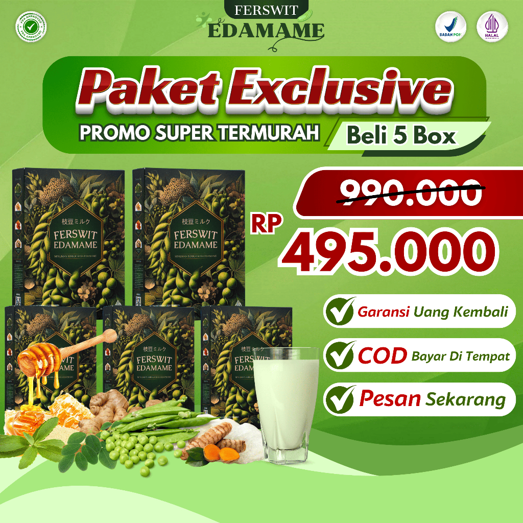 Jual Ferswit Susu Edamame Asli 100% Original 5 Box | Shopee Indonesia
