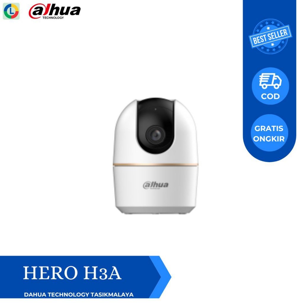 Jual CCTV DAHUA HERO H3A Wi-Fi Pan & Tilt Network Camera | Shopee Indonesia