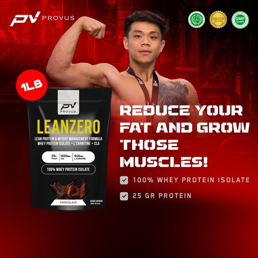Jual Provus Lean Zero 1lb (Whey Protein Isolate + Fat Burner) | Shopee ...