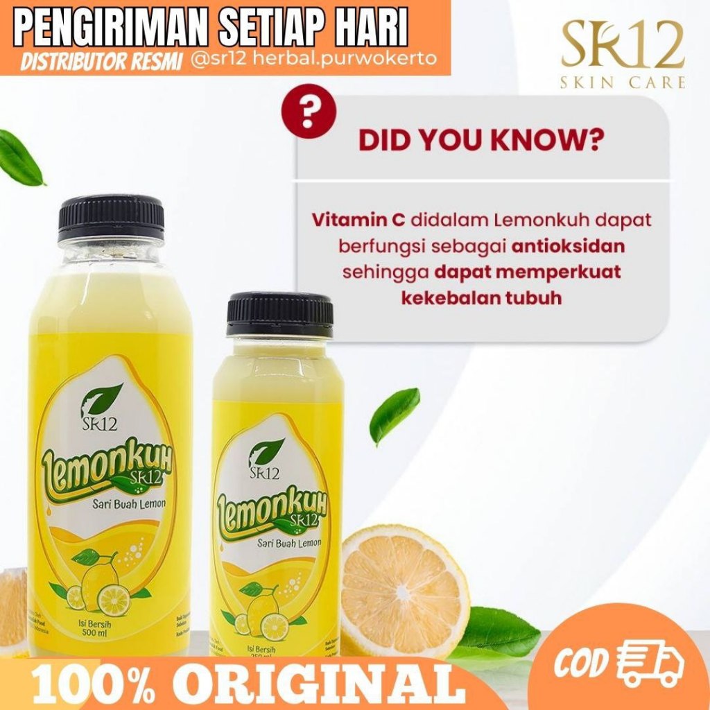 Jual SR12 Lemonkuh Sari Buah Lemon Asli / Diet Ampuh TERBARU ...