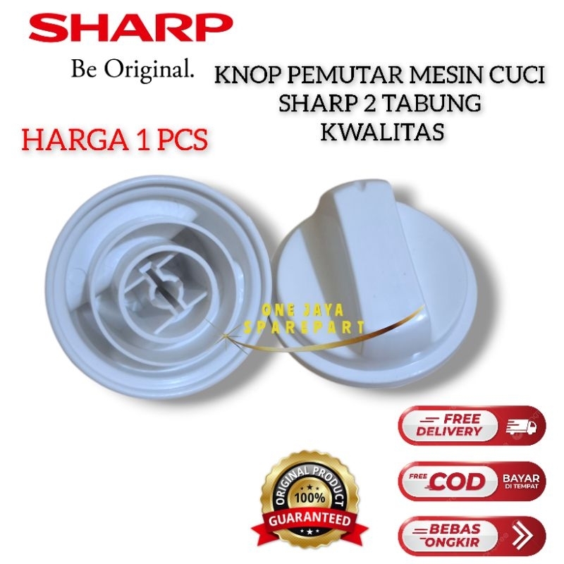 Jual SHARP ES-T80MW Knop Pemutar Mesin Cuci Sharp Tombol Putaran Timer ...