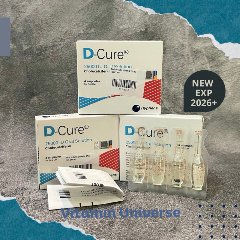 Jual D-Cure 25000iu | Dcure D Cure 25000iu | exp 02/2026 | Ready stock ...