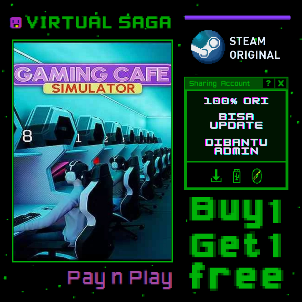 Jual Gaming Cafe Simulator Sharing PC Game | Shopee Indonesia