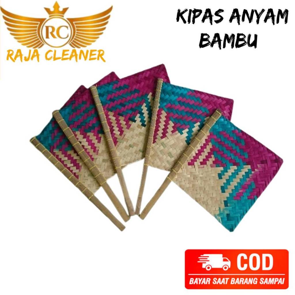 Jual Kipas Tangan / Kipas Anyaman Bambu / Kipas sate | Shopee Indonesia