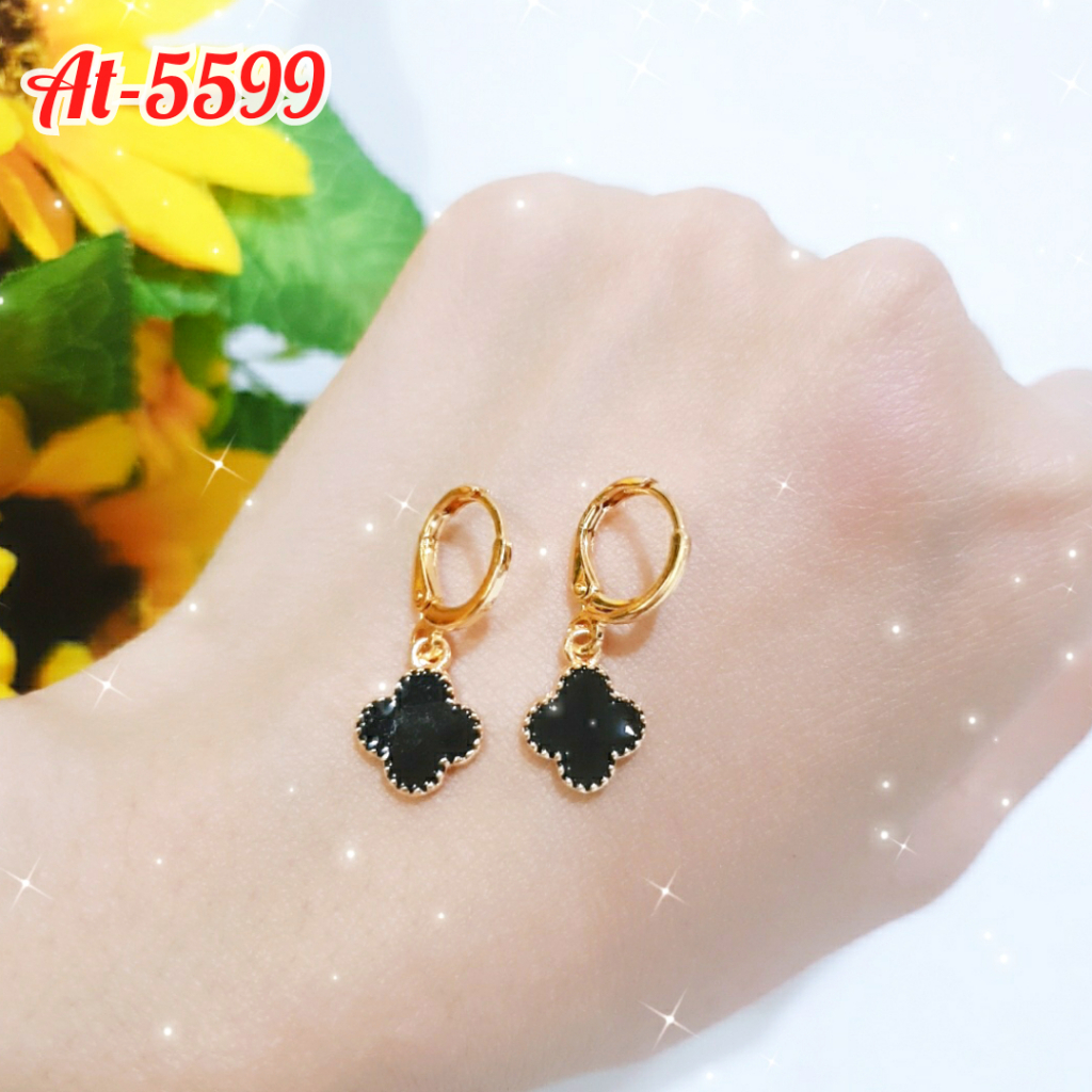 Jual ANTING CLOVER MODEL CLIP PERHIASAN WANITA FASHION KOREA /AT-5599 ...