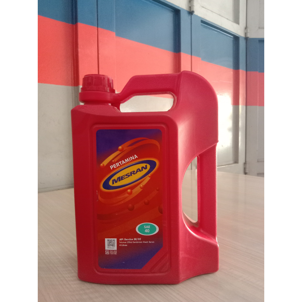 Jual OLI MOBIL 4L Pertamina Mesran API Service SAE 40 | Shopee Indonesia