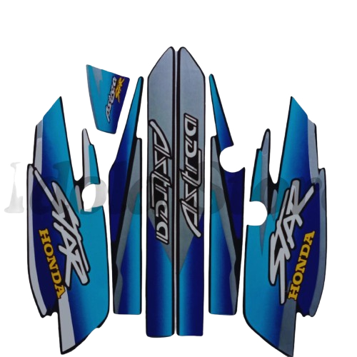 Jual Stiker Sticker Striping Honda Astrea Star 1996 Biru List Stiker ...