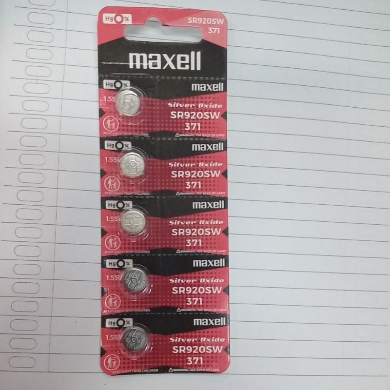 Jual Baterai Maxell SR 920 SW/ 1 butir | Shopee Indonesia