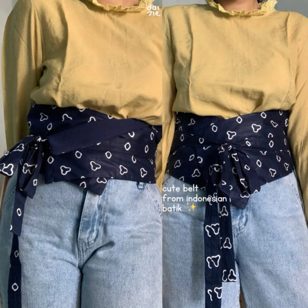 Jual Obi BELT Jumputan SABUK MOTIF BATIK PREMIUM Batik Best seller PART ...