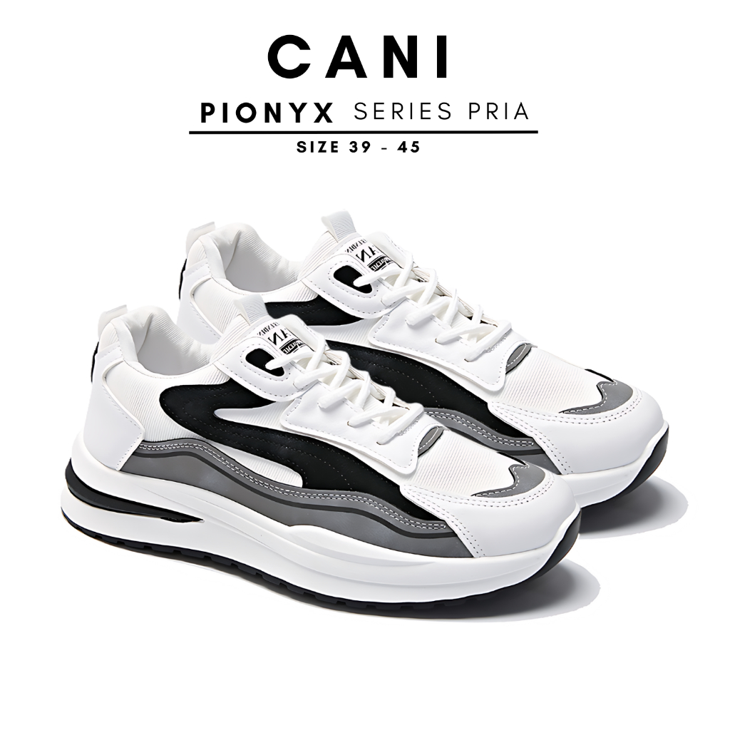 Jual CANI CANI Pionyx Sepatu Pria Sneakers Trendy 8117 | Shopee Indonesia