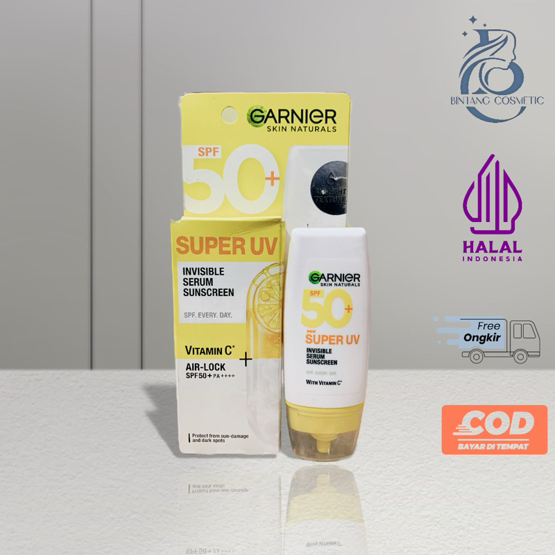 Jual Garnier Super UV Sunscreen Spf 50 PA++++ Sunscreen Garnier Serum ...