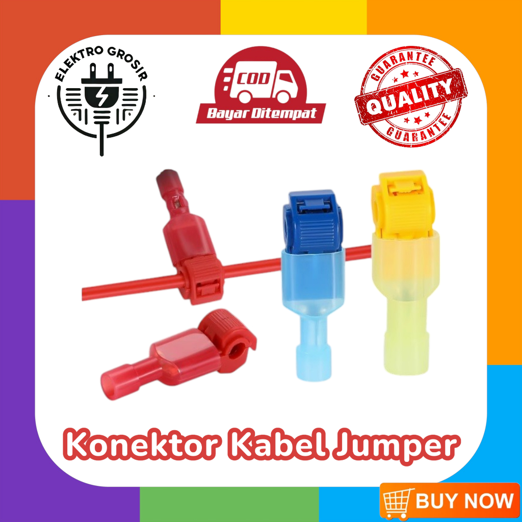Jual Konektor Cepat T-Tipe Tanpa Pemotongan Kabel untuk Sambungan Lampu ...