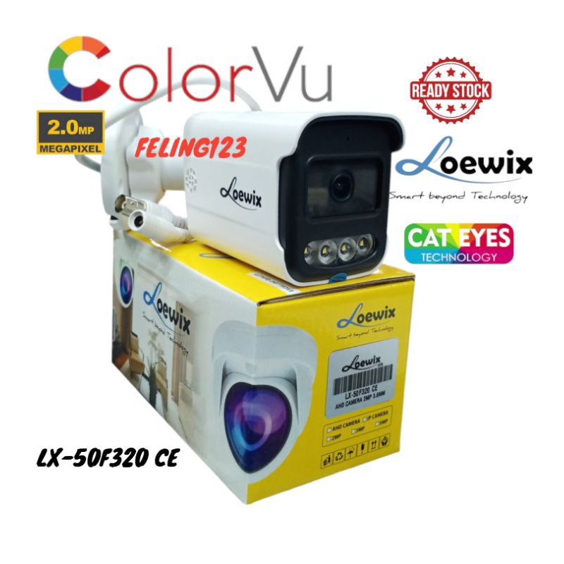 Jual LOEWIX Cctv Kamera 2 MP FULL Color Camera Outdoor LX-50F320CE AHD ...
