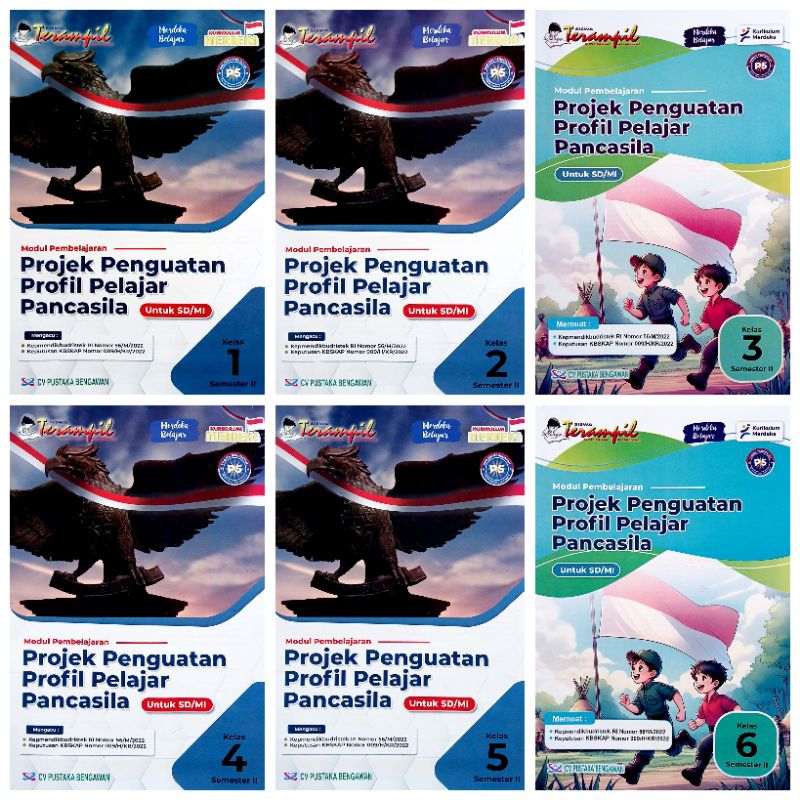 Jual BUKU LKS SD MI PROJEK PENGUATAN PROFIL PELAJAR PANCASILA P5 KELAS 1 2 3 4 5 6 SEMESTER 2 ...