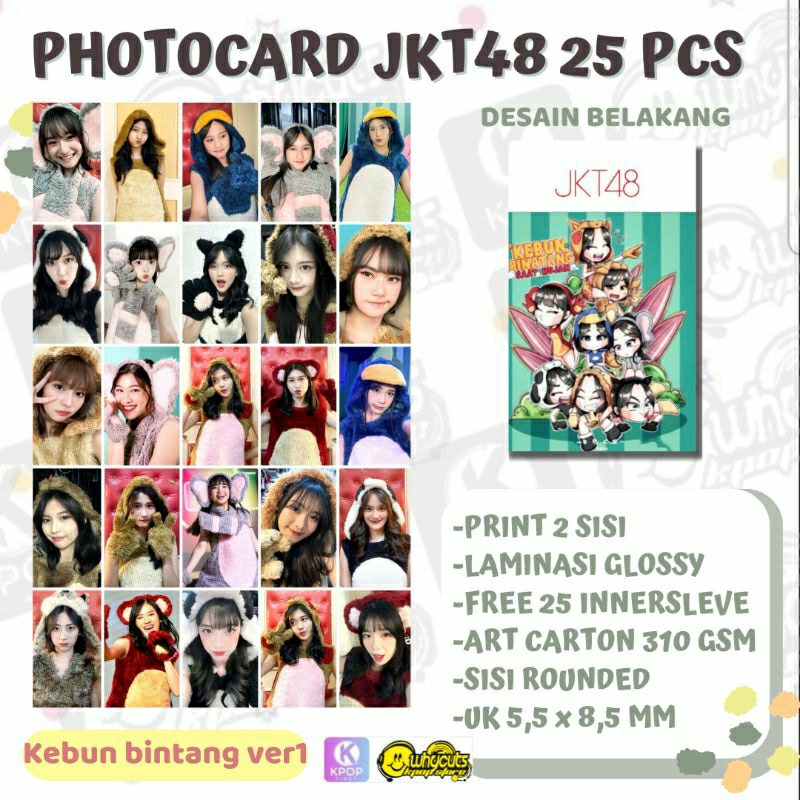 Jual [25PCS] PC PHOTOCARD JKT48 DECO ONE NIGHT OF JKT48 SENBATSU PRINT ...