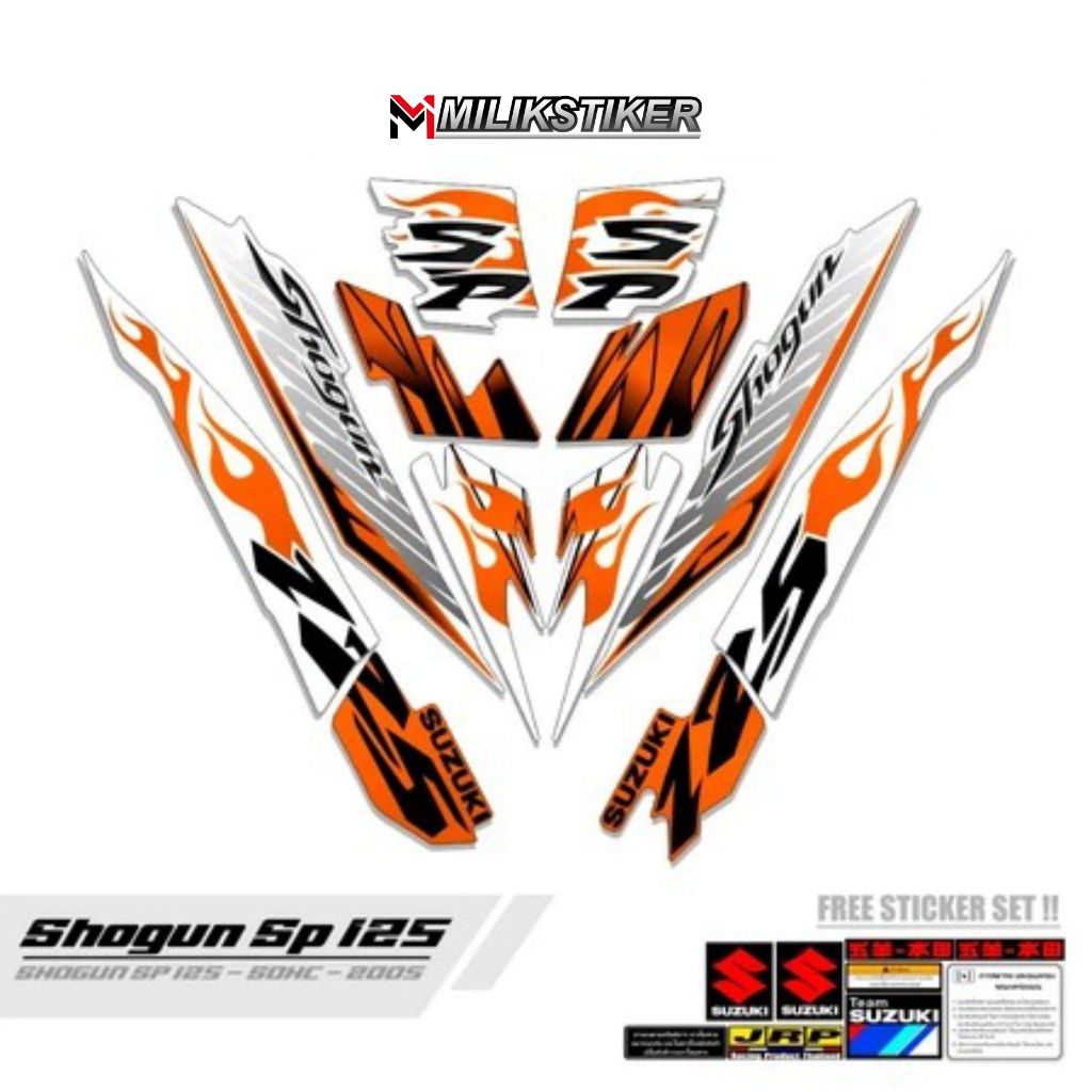 Jual STRIPING SHOGUN SP 125 / MOTIF 6 / STIKER SOGUN 125 /SETIKER MOTOR ...