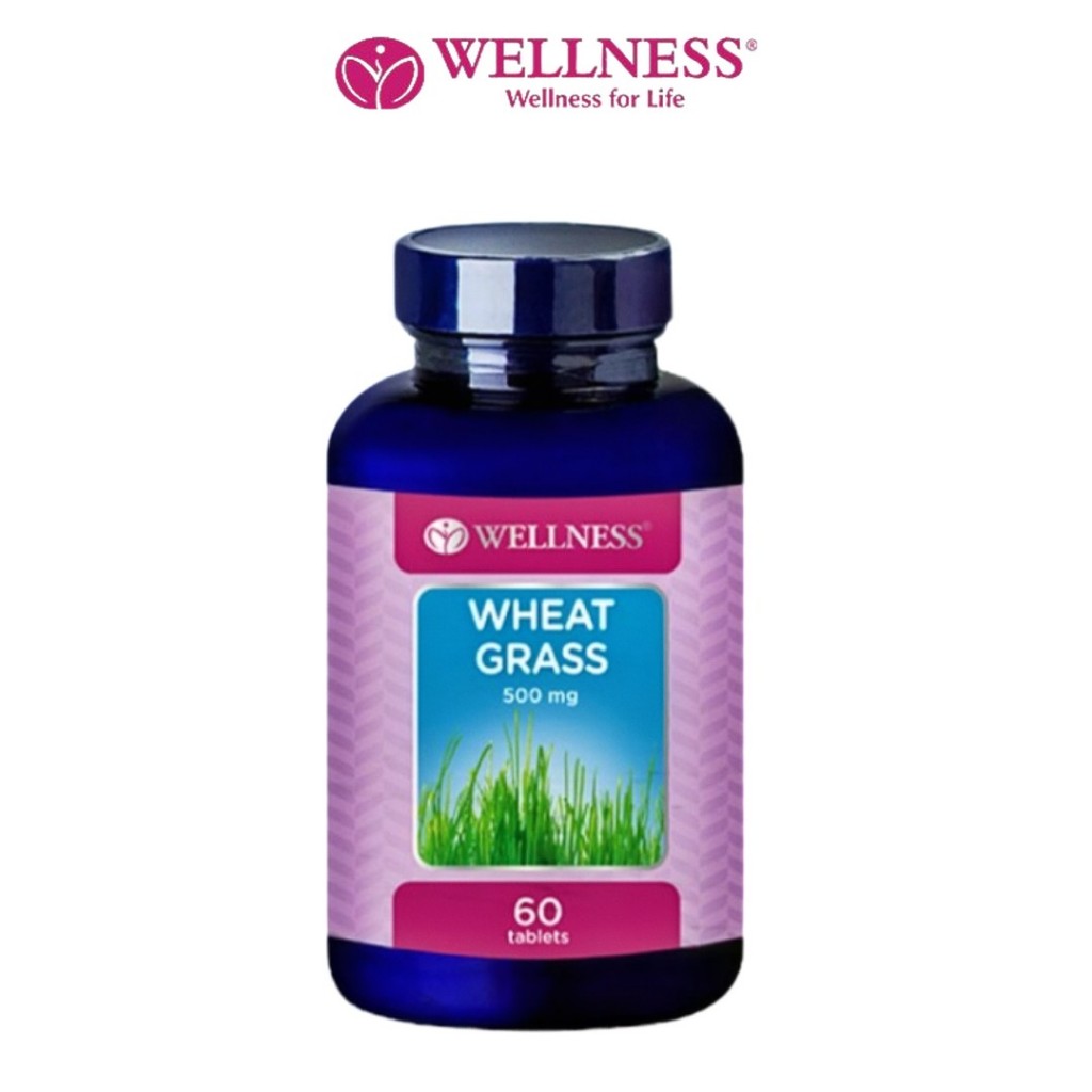Jual Wellness Wheat Grass 500 Mg 60 Tablets Vitamin Original Vit ...