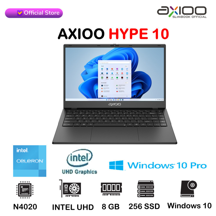 Jual LAPTOP AXIOO HYPE 10 | N4020 8GB 256GB (FREE SOFT CASE---GARANSI ...