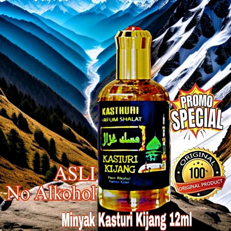 Jual MINYAK WANGI KASTURI KIJANG 12ML original non alkohol PARFUM SHOLAT TERMURAH PREMIUM Best ...