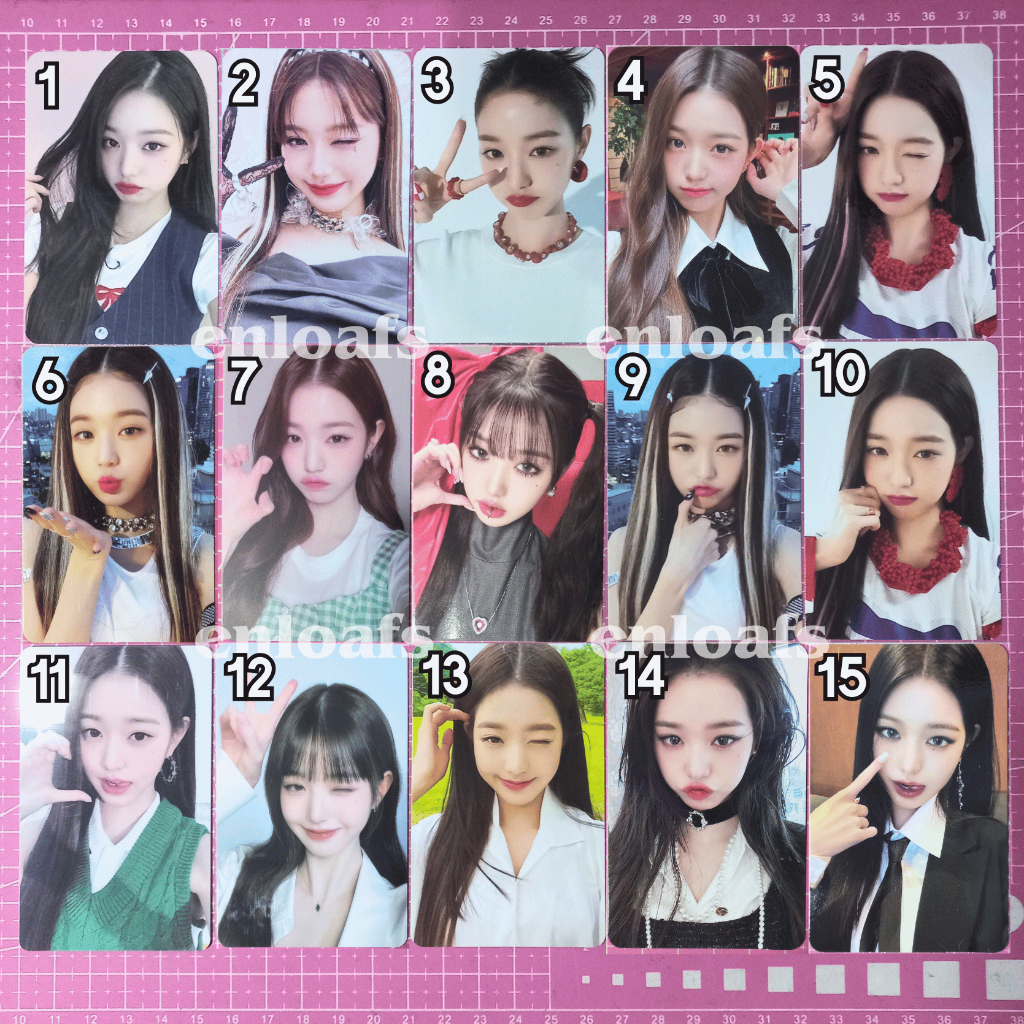 Jual PHOTOCARD OFFICIAL IVE IZONE WONYOUNG LIZ YUJIN trading card ...