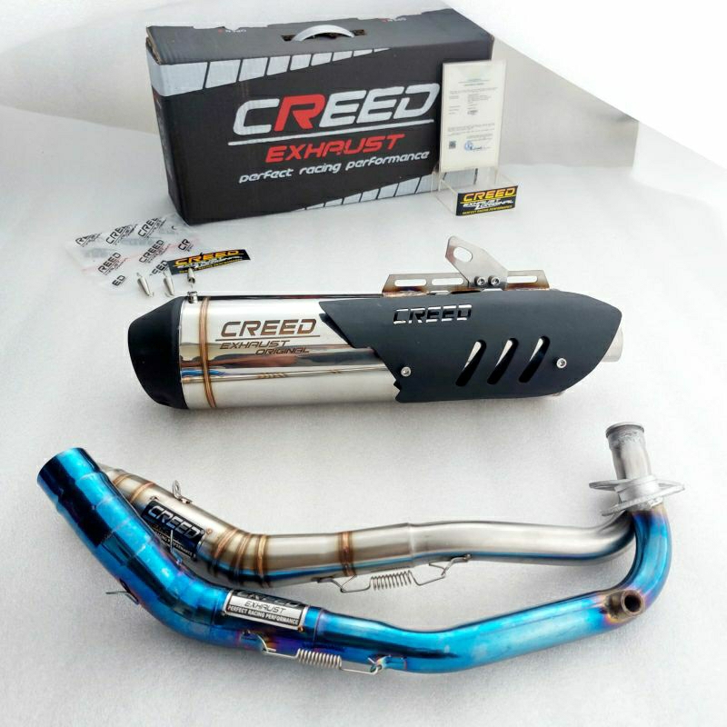 Jual Creed exhaust knalpot standar racing GEN2 for Aerox155 nmax old ...