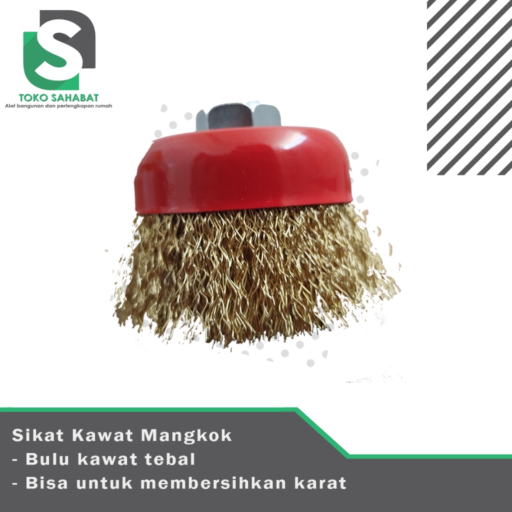 Jual Sikat kawat / Sikat mangkok baja / Sikat baja bulat / Sikat Grinda ...