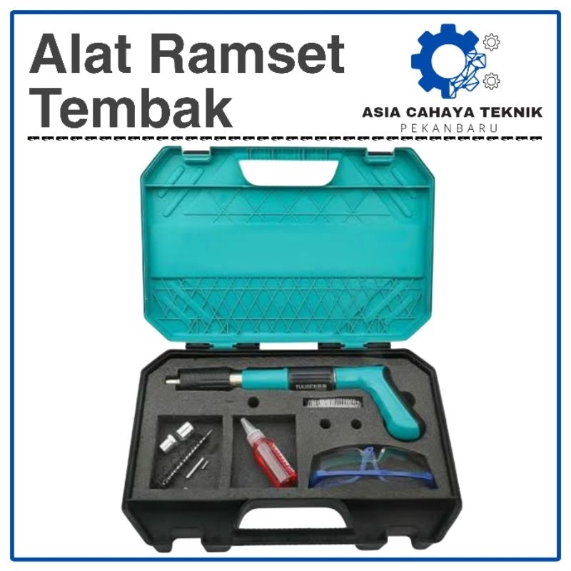 Jual Alat Tembak Ramset Gun Paku Lurus Tembok Beton Manual Stampset ...