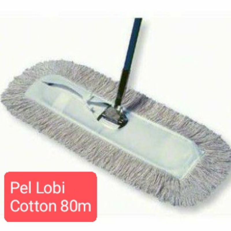 Jual Pel Lobi Cotton 80cm/ Mop Debu Cotton/ Alat Pendorong Debu ...