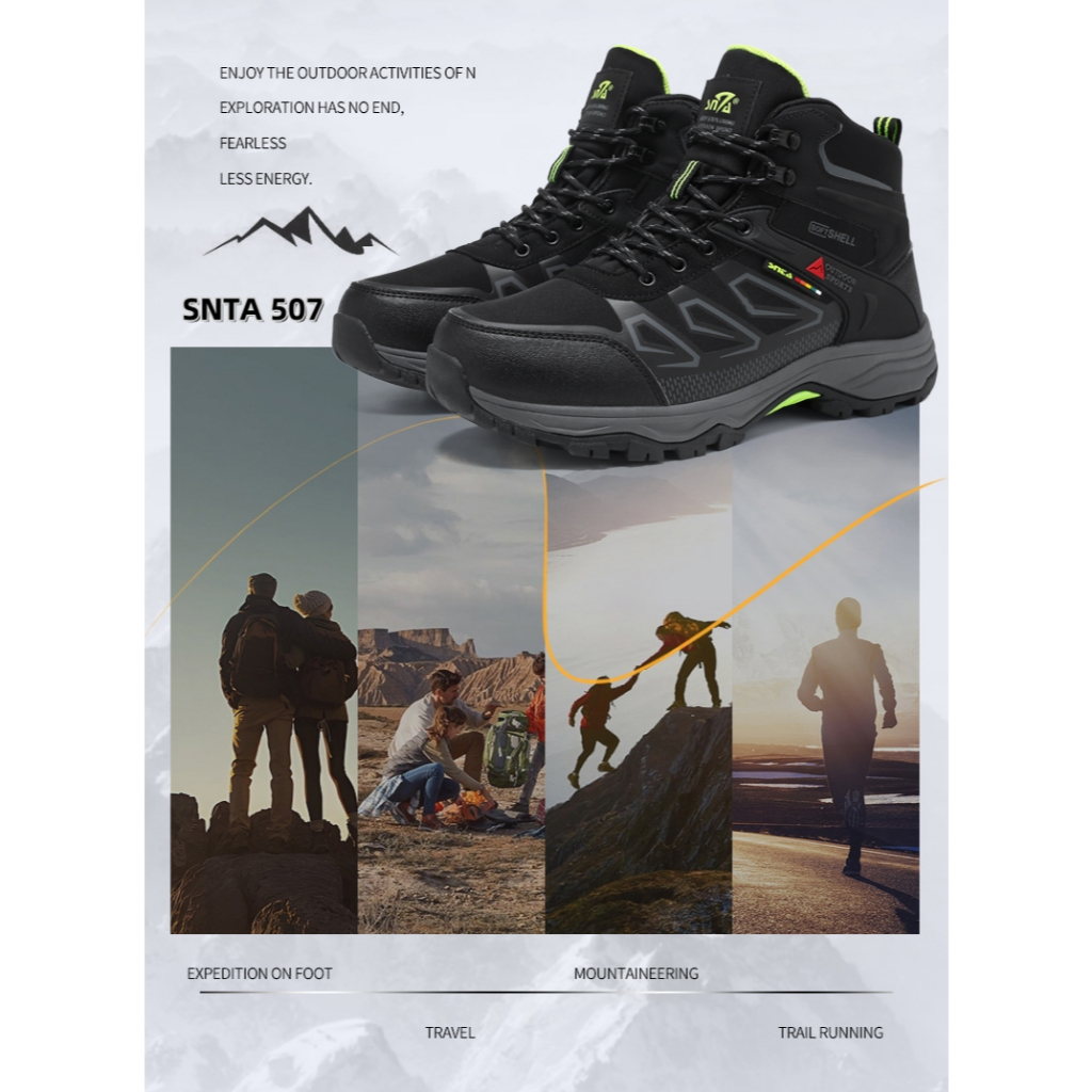 Jual Sepatu SNTA 507 Gunung Hiking Tinggi Adventure Series Trekking ...