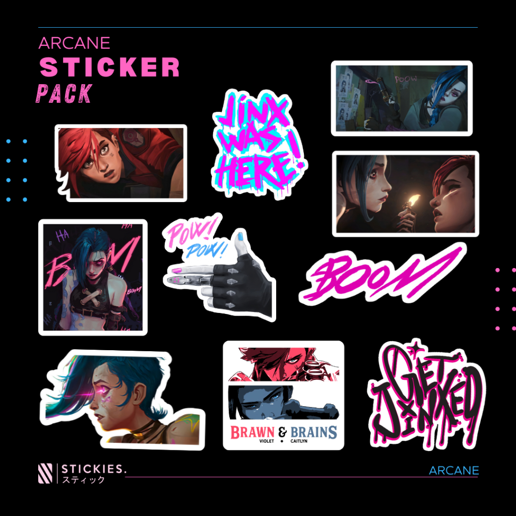 Jual Stiker/Sticker Pack "ARCANE" | High Quality | vinyl | murah ...