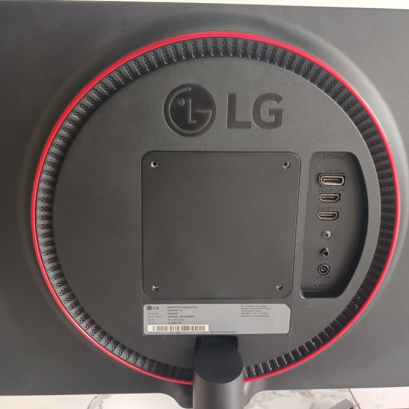 Jual MONITOR GAMYNG MEREK LG TYPE 24GL600F 24 INC MANTAP DUAL HDMI FULL ...