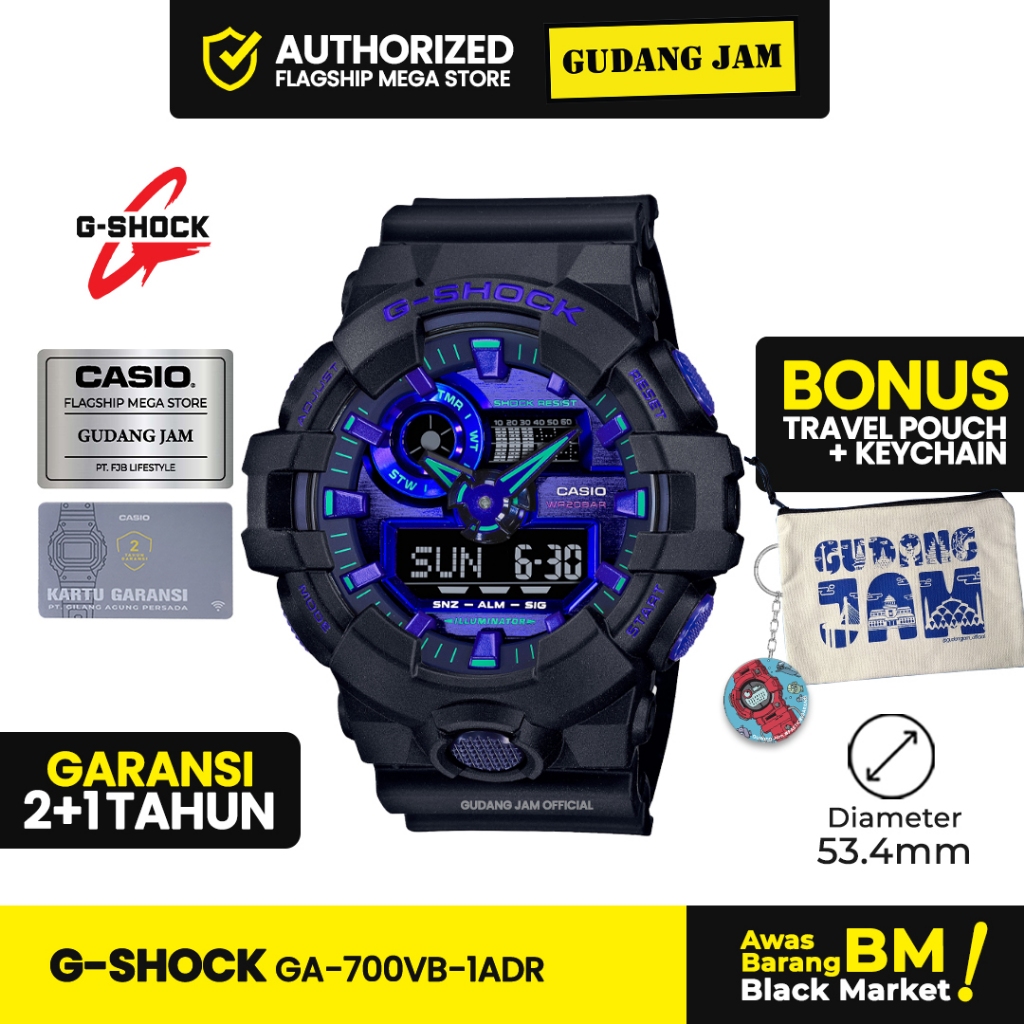 Jual Jam Tangan G-Shock GA-700VB-1ADR GA-700VB GA-700 GA700VB GA 700VB ...