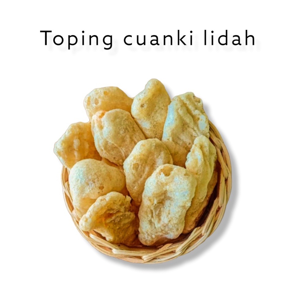 Jual Kerupuk Cuanki Lidah toping baso aci topping seblak prasmanan ...