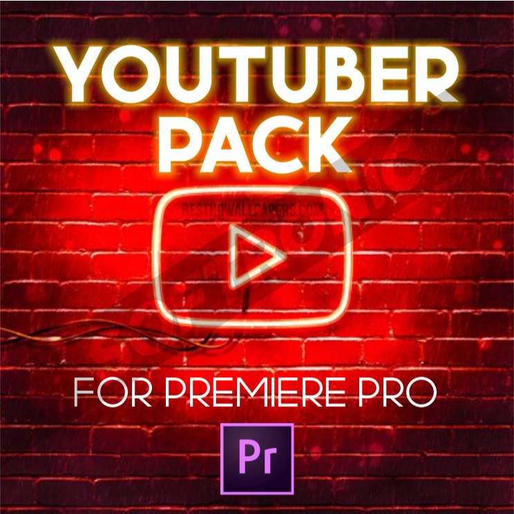 Jual Youtuber Pack for Premiere Pro MOGRT | Shopee Indonesia