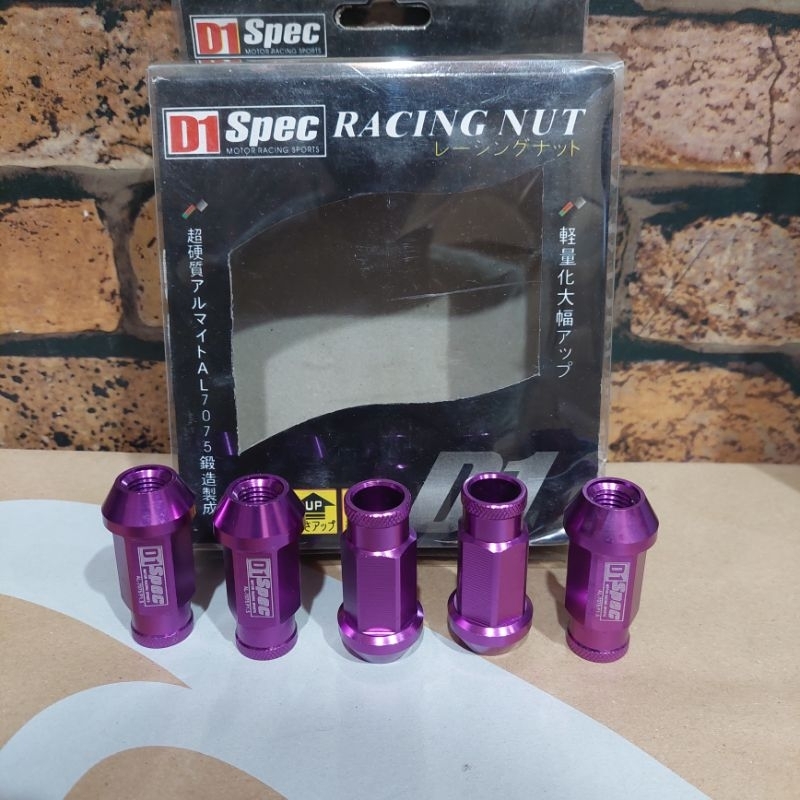 Jual D1 SPEC RACING NUT BAUT VELG MUR BALAP 1,5mm unggu | Shopee Indonesia
