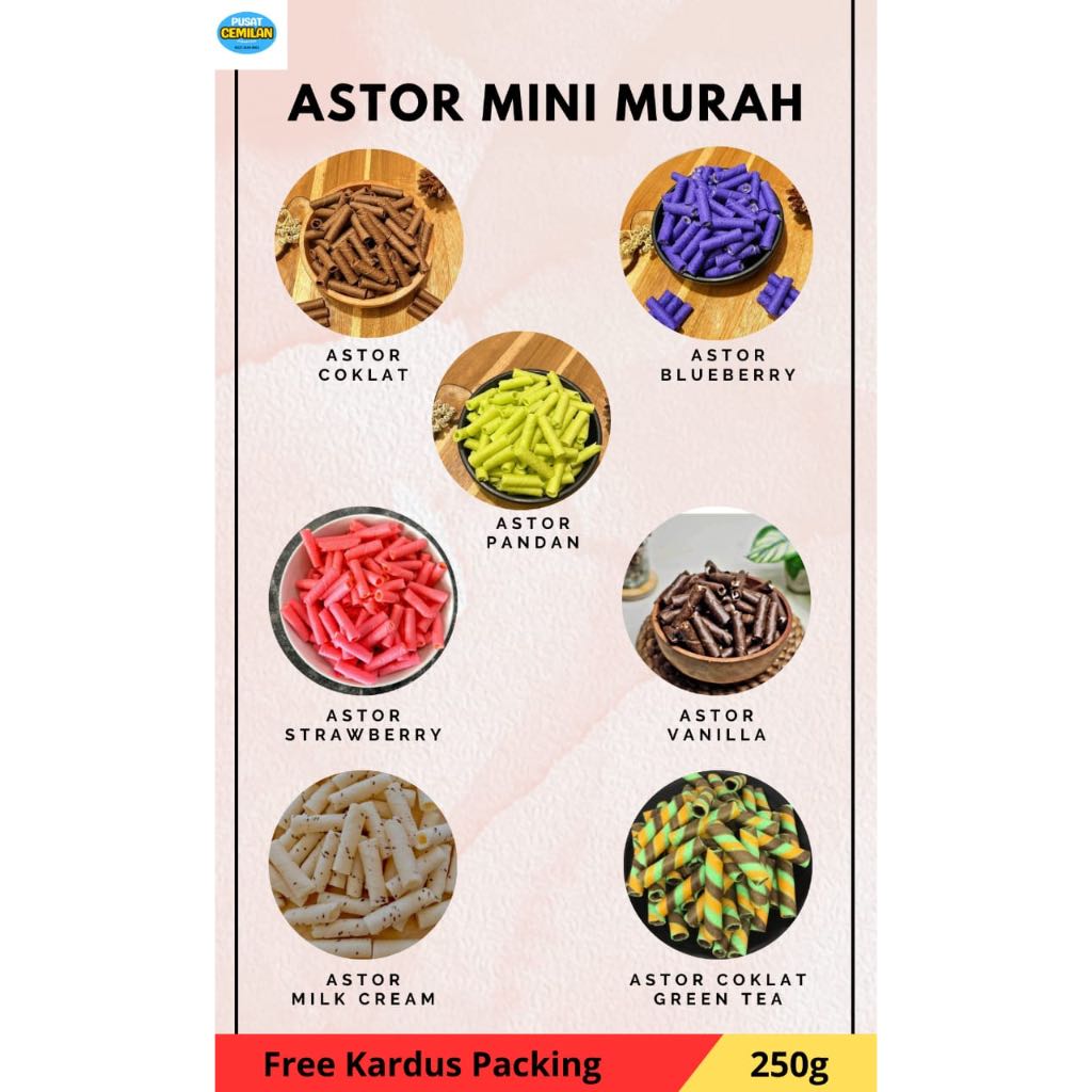 Jual Snack Kiloan | Astor | Astor Mini | Stick Stik Wafer Mini | Wafer ...