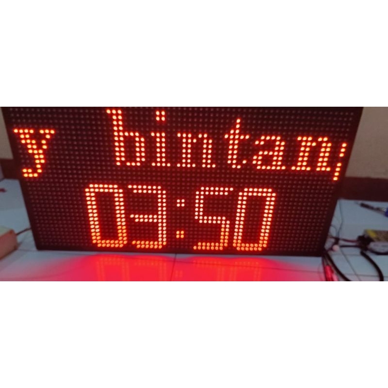Jual Controller timer iqomah tombol manual 2x2 panel p10 kontroler ...