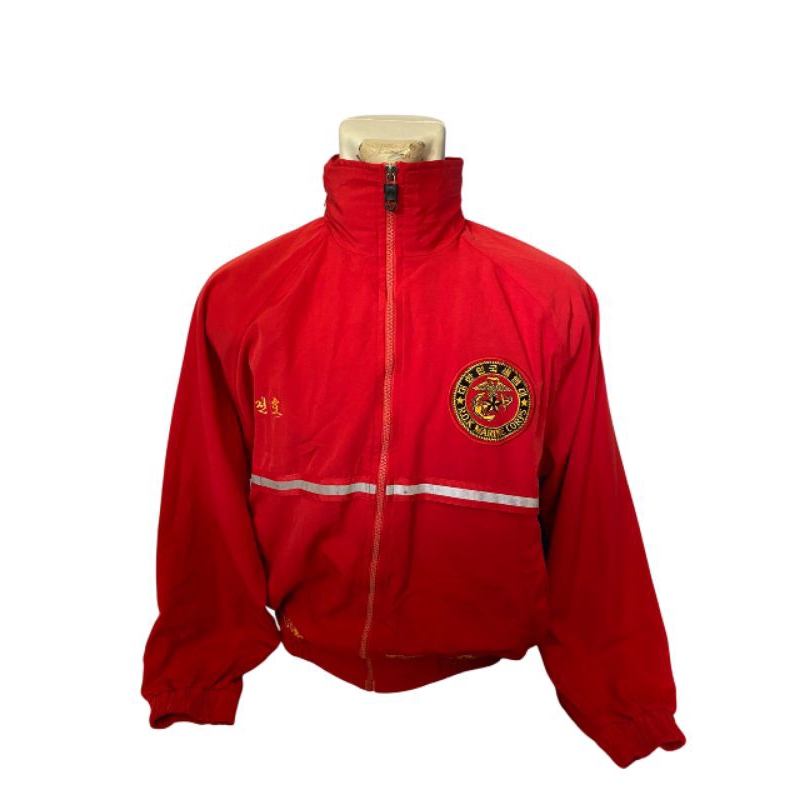 Jual Korean Marines Vintage Red Training Jacket, Jaket Training Marinir ...